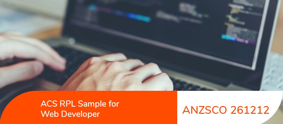ACS RPL Sample for Web Developer - ACSRPLAustralia